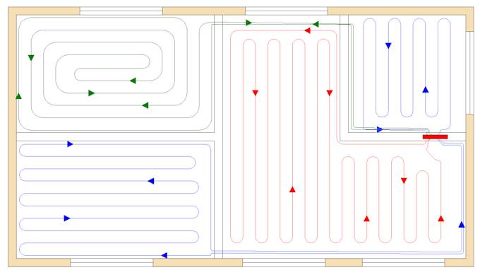 Design draw and design underfloor heating systems by Oma127 | Fiverr