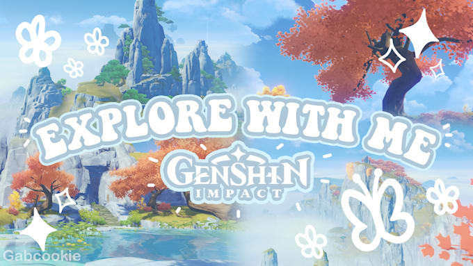 Design you an aesthetic genshin impact thumbnail by Gabcookie | Fiverr