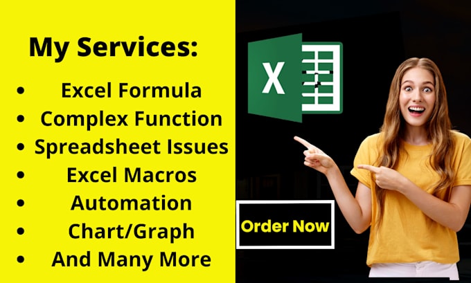 Create your excel formula, excel macro, excel spreadsheet, excel automation by Wordpressdev268 ...