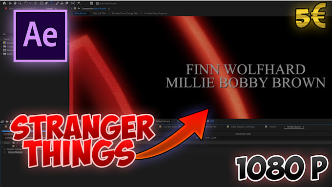 Create custom stranger things cinematic intro with your text by Demhat ...