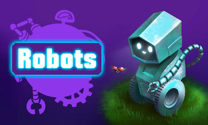 Do draw art with robots by Duleonto | Fiverr