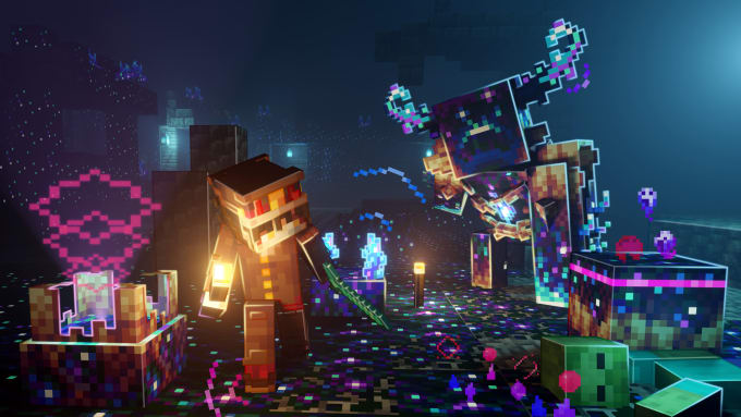 Going to create a cool minecraft render for you by Fernanmar | Fiverr