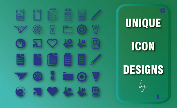 Design unique,simple and custom icon set by Dr_lab | Fiverr