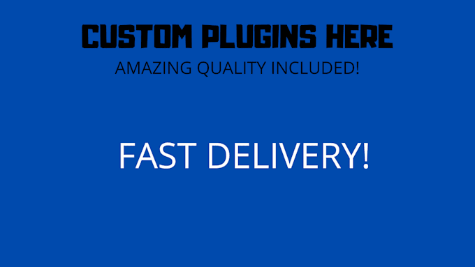 Make you a custom minecraft spigot plugin by Pikikiyt | Fiverr