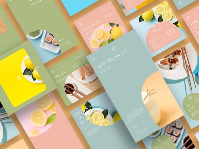 Design basic instagram post and story by Recepaga | Fiverr