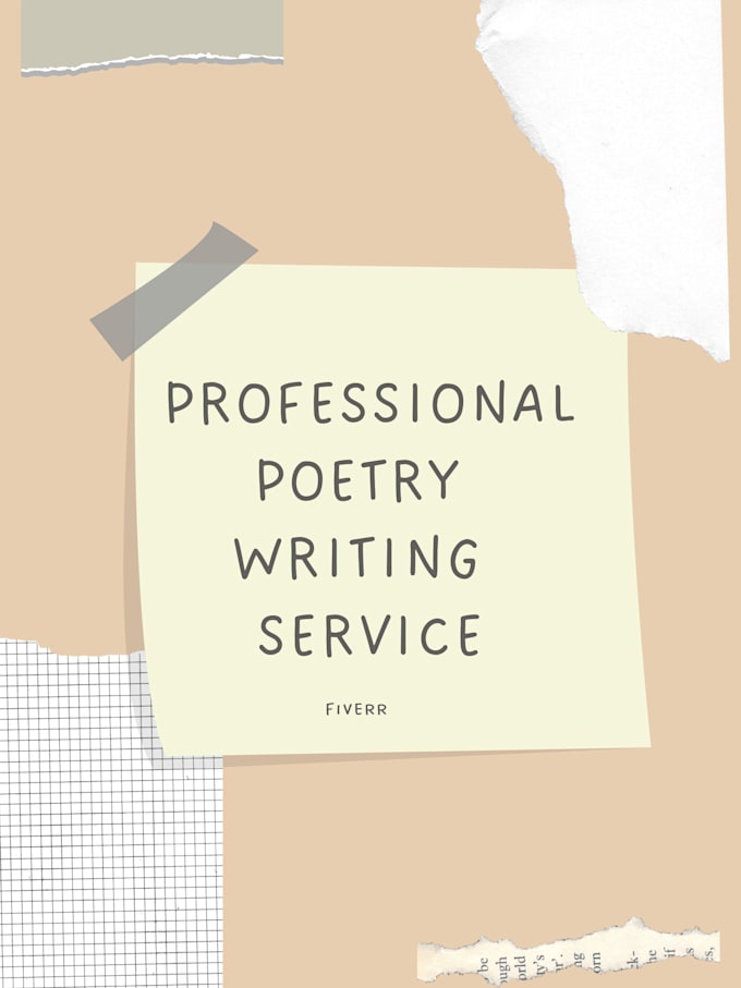 Write poems for you by Anifaras19 | Fiverr