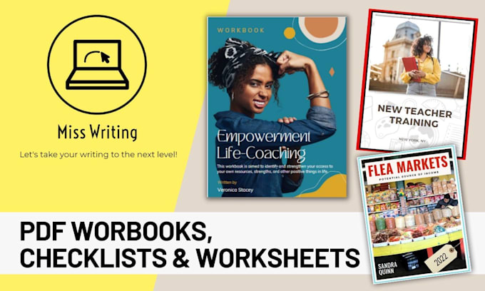 Write and design ebooks, workbooks, checklists and handouts by ...