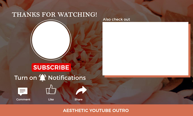 Animated aesthetic and minimal youtube outro by Studiohilse | Fiverr
