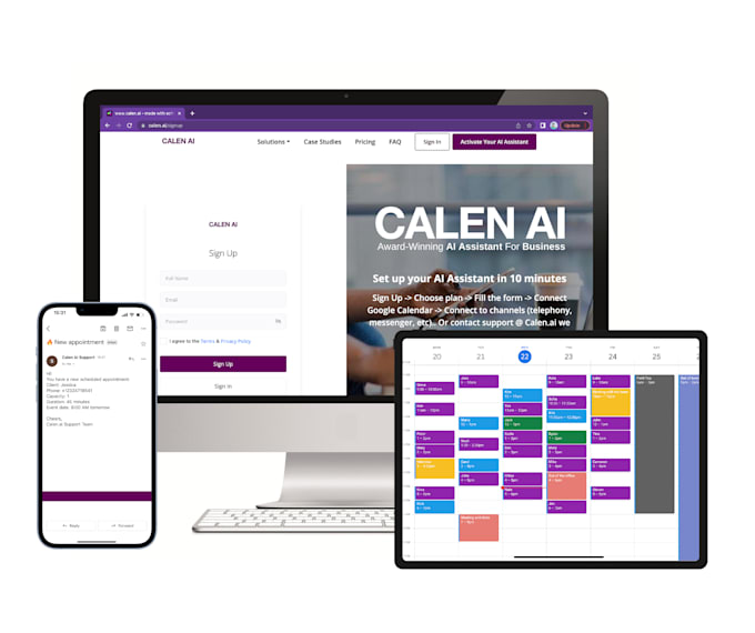 Develop voice assistant and chatbot for your business by Calen_ai | Fiverr