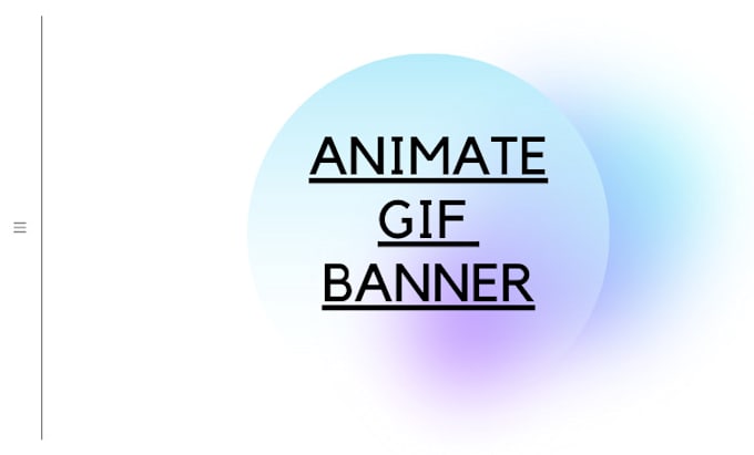 Create animated gif banner website by Dinorahmacey | Fiverr