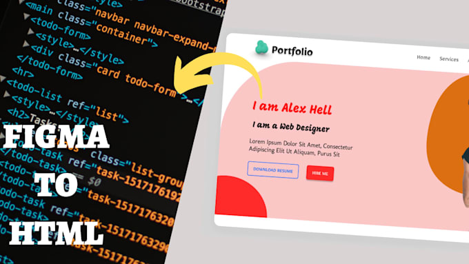 Convert figma website into html and css by Tanwir7 | Fiverr