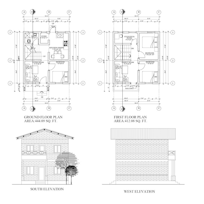 Draft your drawings in autocad by Hmdesignz | Fiverr
