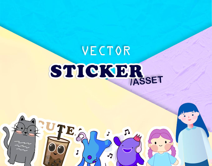 Create vector sticker logo mascot emoji poses by Liahgandaza | Fiverr