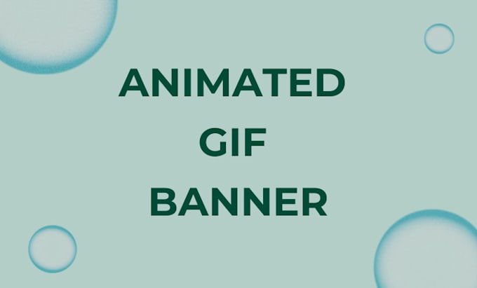 Amazing unique animated gif banner design by Teodoraaugustus | Fiverr