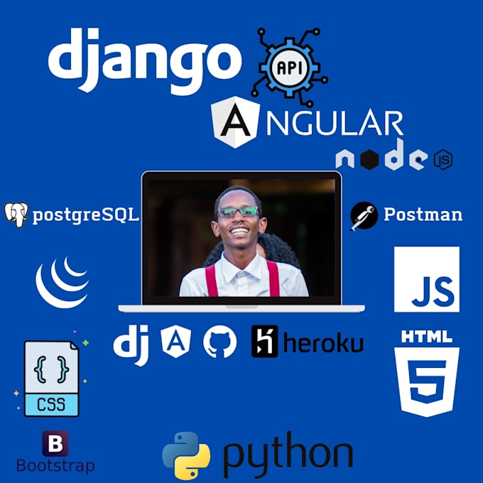 Be your full stack django and angular developer by Beniedavinci | Fiverr