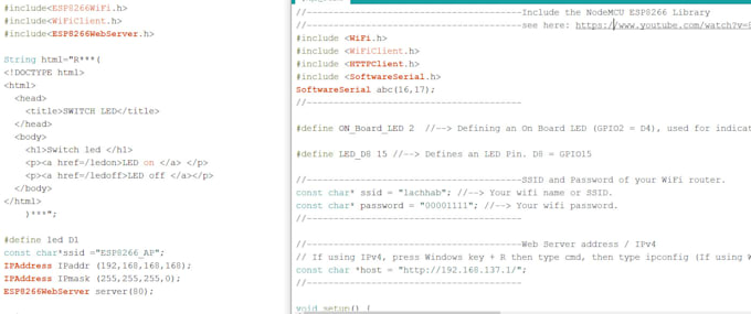 Program your esp32 and esp8266 nodemcu by Alirohi129 | Fiverr