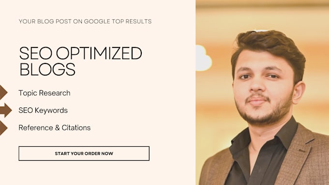 Write seo optimized blogs for your website by Qadeemarif | Fiverr