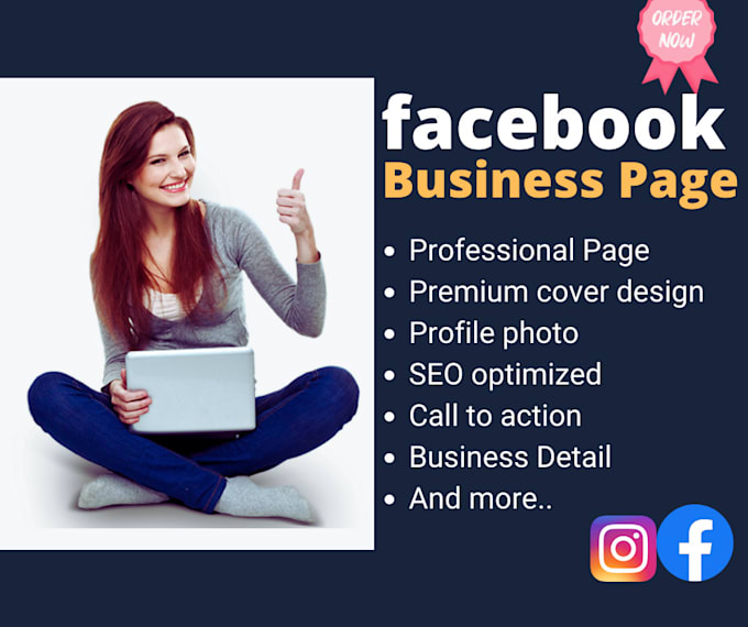 Create a professional facebook business page setup and creation by ...