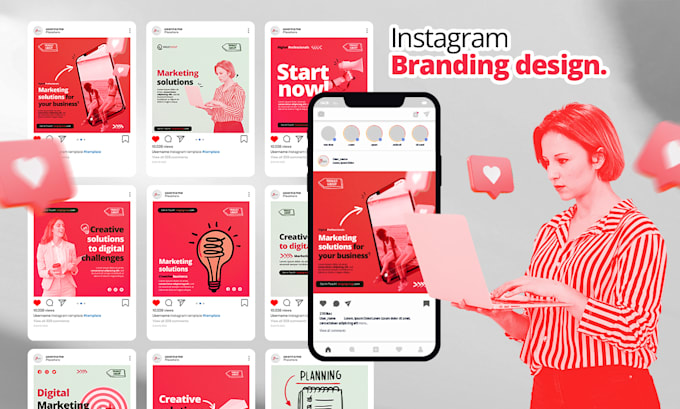 Create instagram branding kit design by Karimllahhamza | Fiverr