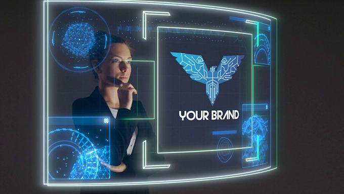 Make your logo appear in futuristic hologram by Mrniceguyguy | Fiverr