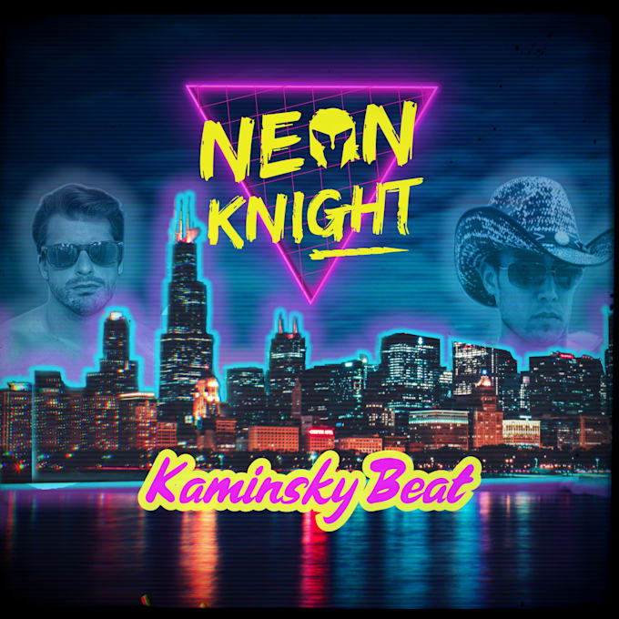 Create a synthwave or retrowave album cover by Davidaselle | Fiverr