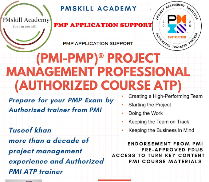 Fill your pmp application with gurantee approval from pmi by Tuseefkhan ...