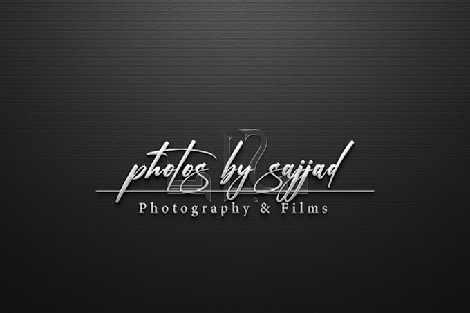 Design a modern photography watermark or signature by Sajjadafridi12 ...