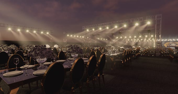 Design and render your event in 3d by Ahmedtalaat01 | Fiverr