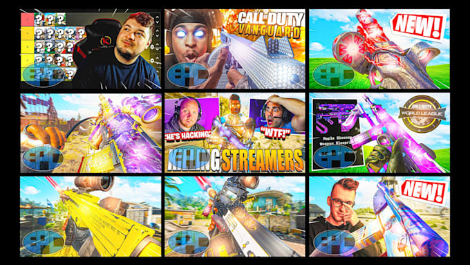 Make high quality thumbnails by Itzepic | Fiverr