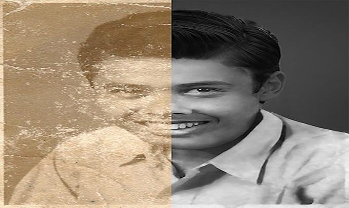 Restore, fix, remove background and color old photos by Diandilong | Fiverr