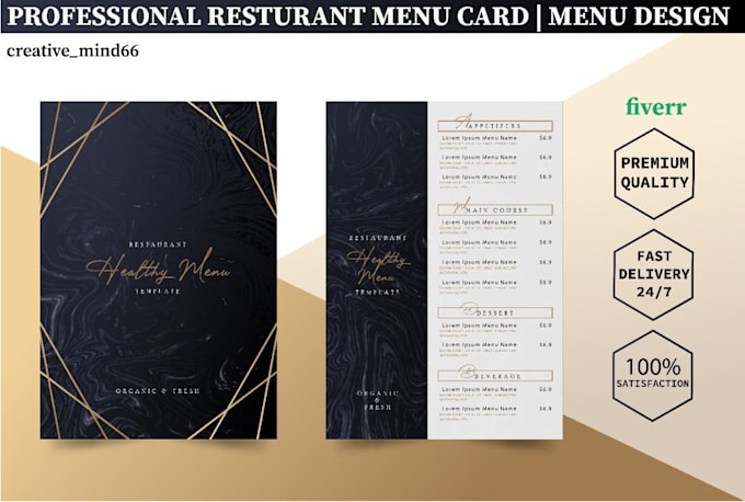 Design modern menu, restaurant menu, digital menu by Creative_mind66 ...