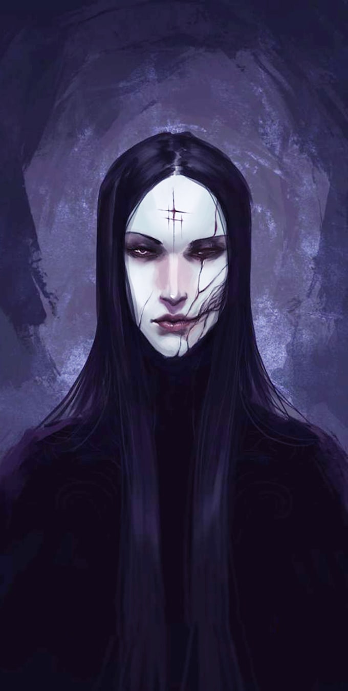 Make any digital fantasy horror character for you by Frosteeio | Fiverr