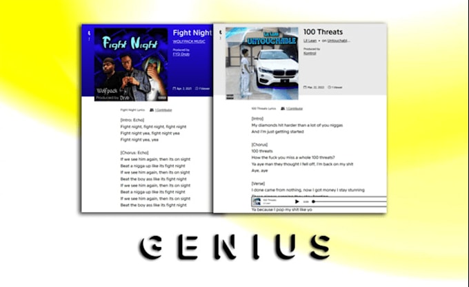 Publish your music on genius and create an artist profile by Kay2 ...