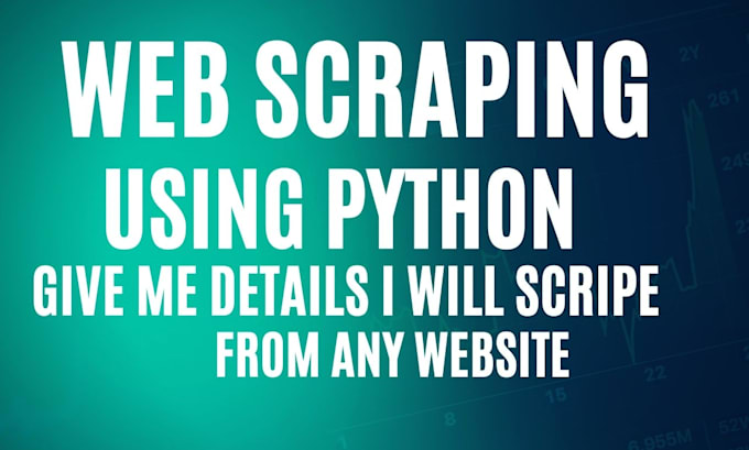 Do web scraping from any website using python by Tariqahmed2 | Fiverr