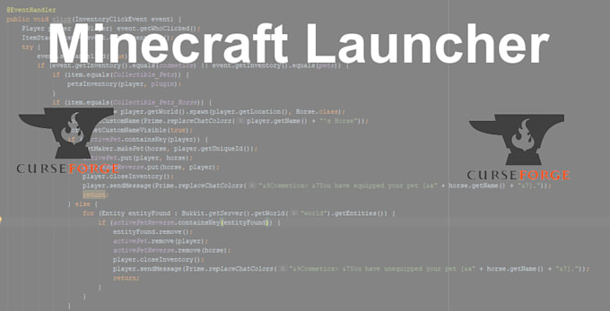 Create a minecraft launcher for your server by Tumeeznrjmc | Fiverr