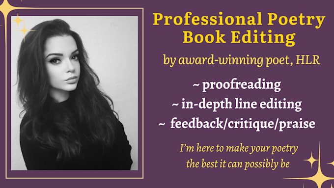 Edit your poetry micro chapbook to a professional standard by Hlr ...