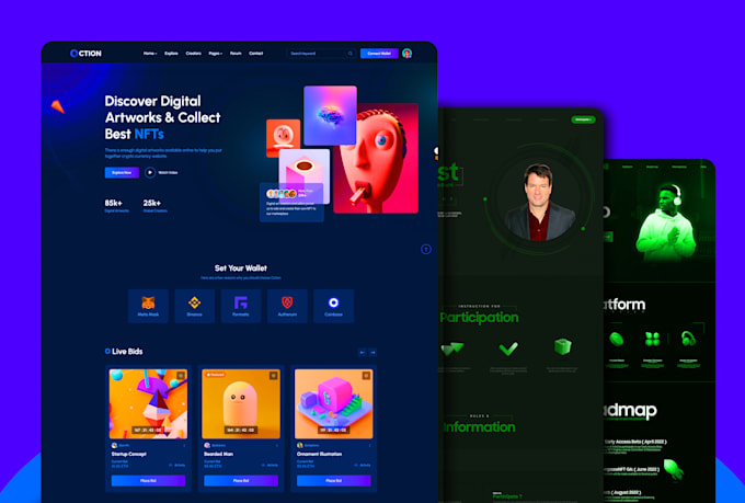 Design amazing web ui ux in adobe xd by Sam__studio | Fiverr
