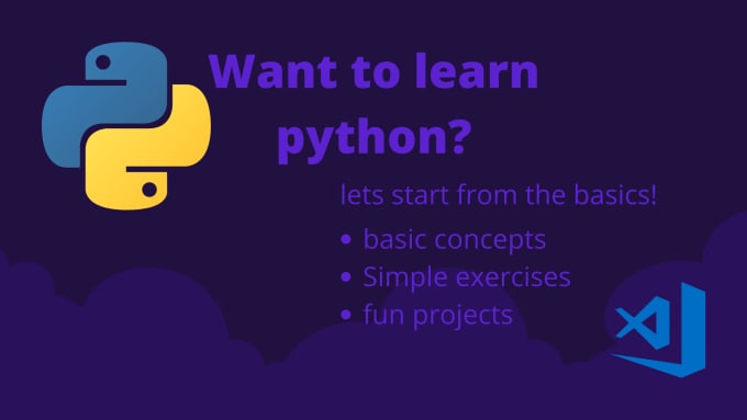 Teach you python basics by Waleed48umer | Fiverr Teach you python basics by Waleed48umer | Fiverr