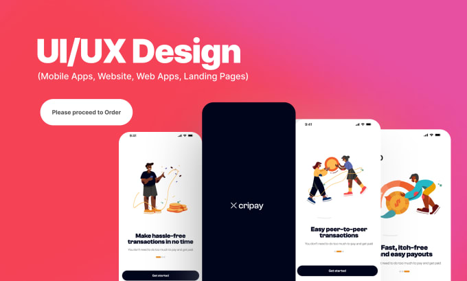 Design mobile app, website, landing page ui ux design by Gabbydesign ...