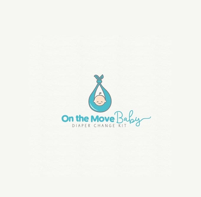 Create a fun and trendy logo for a baby diaper change kit by Roger ...