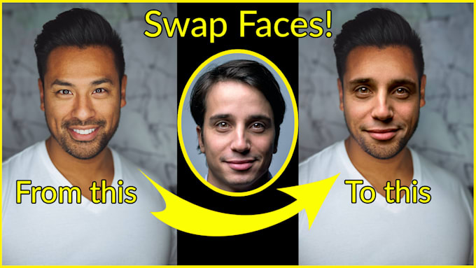 Do realistic face swap, from one picture to another by Ryanmcgriffin ...