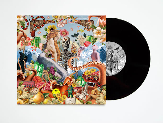 Create a collage art for album cover by Collagang | Fiverr