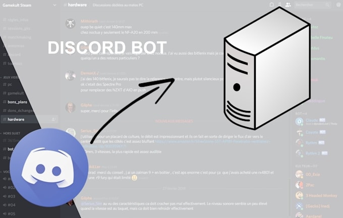 Create a discord bot for your server by Tumeeznrjmc | Fiverr