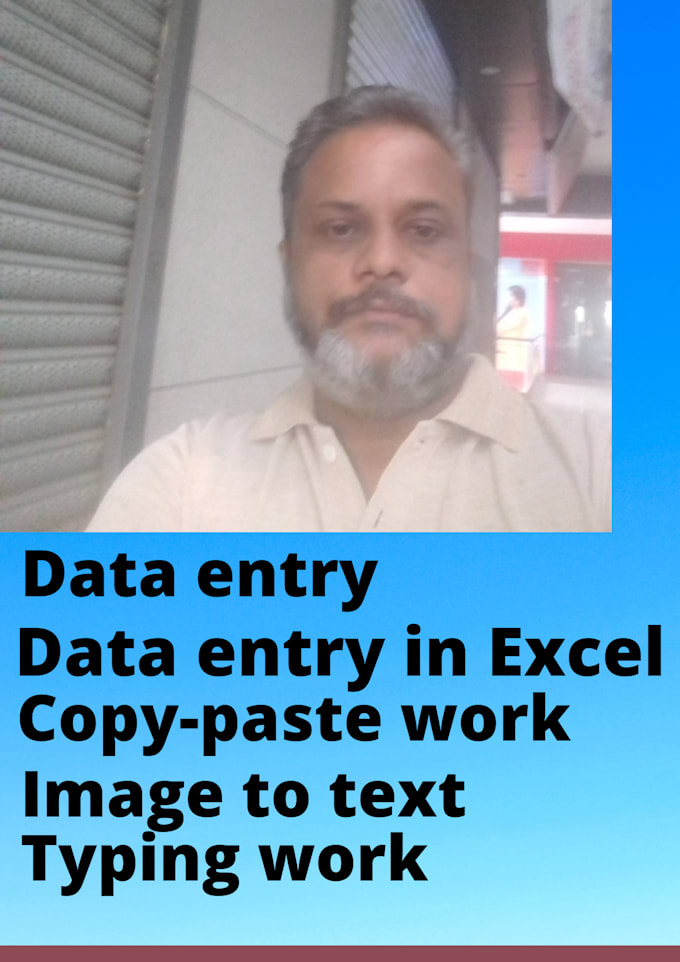 Do data entry excel, image to text, typing, ms word, pdf to word by ...