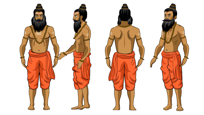 Design or draw amazing 2d characters for you by Praveenvish | Fiverr