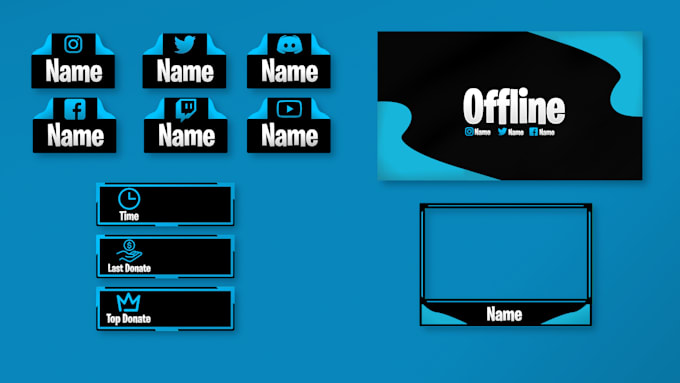 Make youtube stream overlays by Mikelx3 | Fiverr