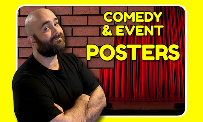 Create a unique poster for your comedy show or event by Glennsgraphics ...