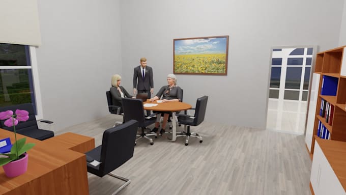 Design 3d house vr world environment city for metaverse nft building animation by Metamade | Fiverr