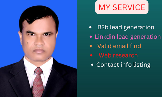 Do b2b lead generation linkedin data entry and copy paste by ...
