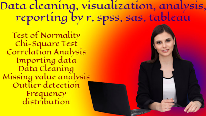 Do statistical data analysis using spss, r, rstudio, amos, stata, excel ...
